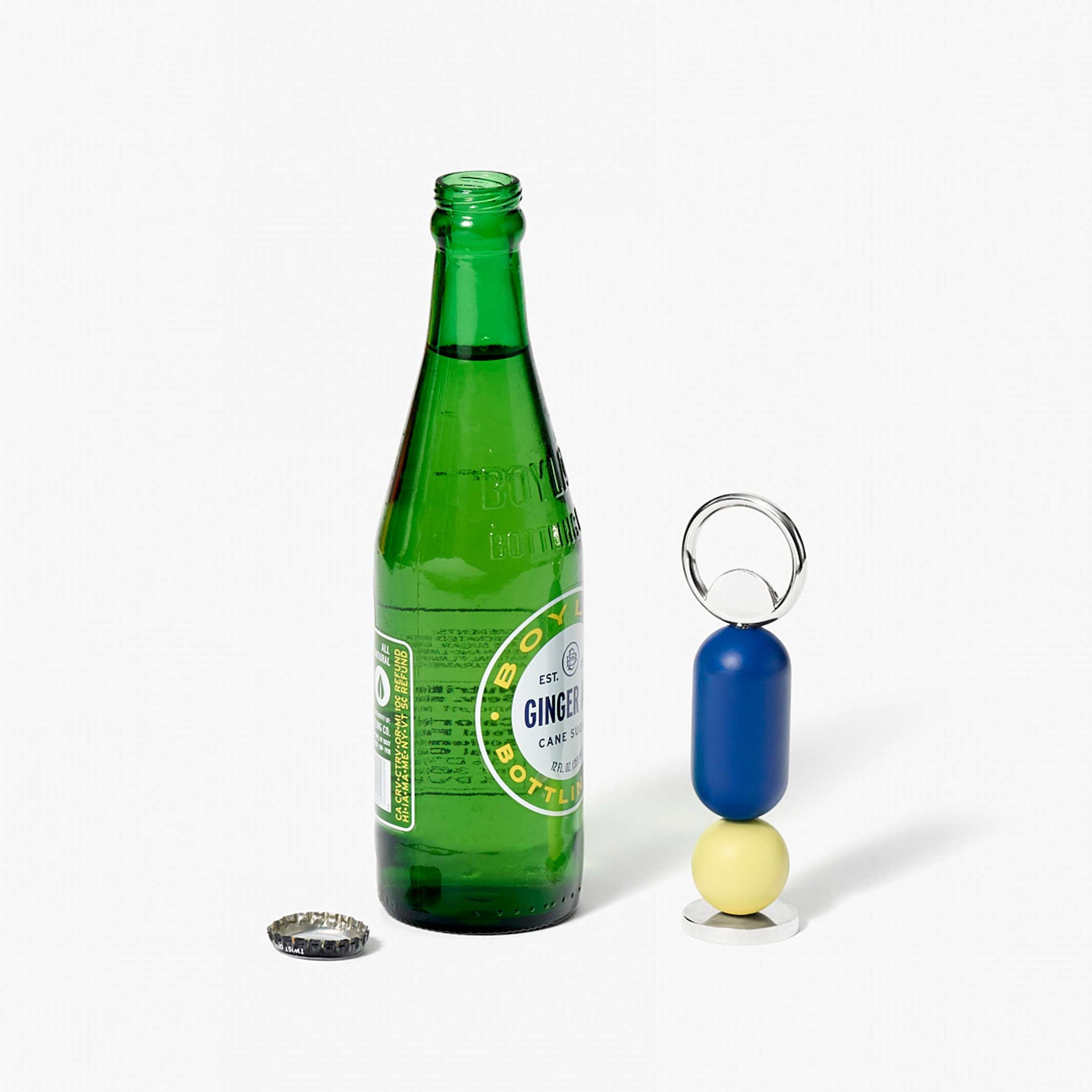 ABACO - blue-yellow Bottle Opener - Joe Doucet | Areaware