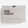 KNOW YOURSELF | CARD SET | English Edition | The School of Life