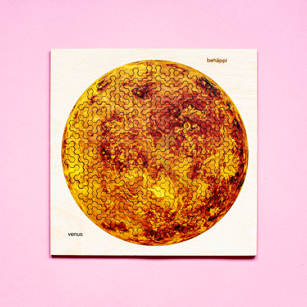 VENUS | Extraordinary Wooden IQ PUZZLES | Planetary Series | Level Har