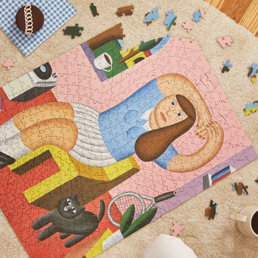 LA GAZZA LADRA | ANDY PUZZLE | 500 pcs | Andy Rementer | Areaware