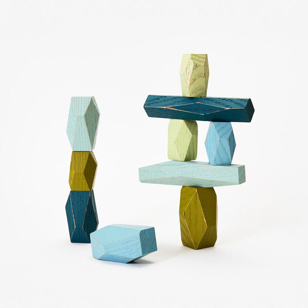 BALANCING BLOCKS | Wooden TOY BUILDING BLOCKS | Fort Standard | Areawa