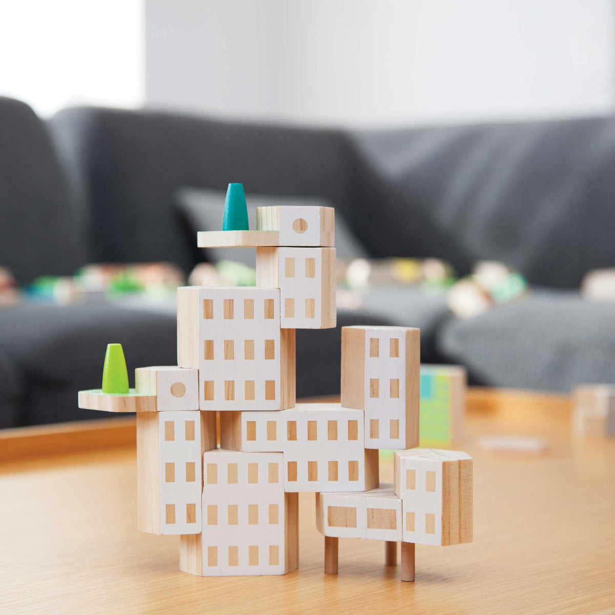 BLOCKITECTURE | GARDEN CITY | Wooden ARCHITECTURE BLOCKS | James Pauli