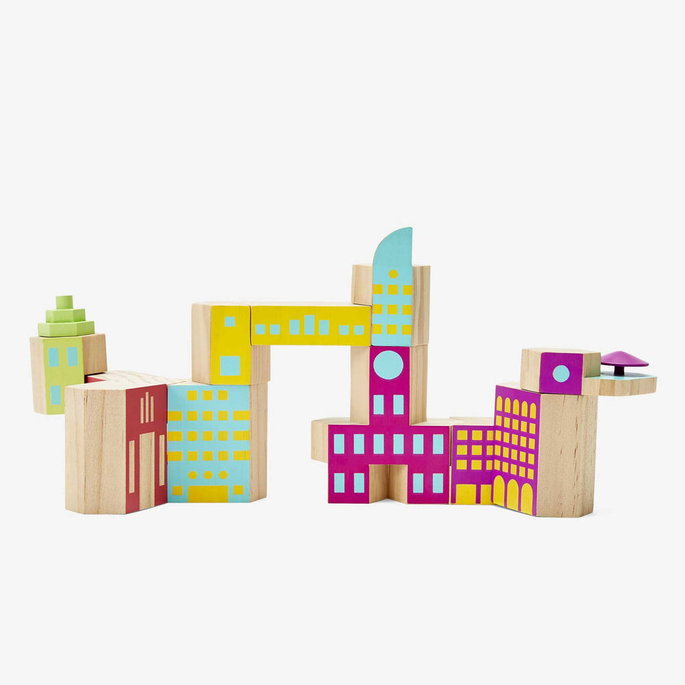 BLOCKITECTURE® | DECO Mega Set | Wooden ARCHITECTURE BLOCKS | James Pa