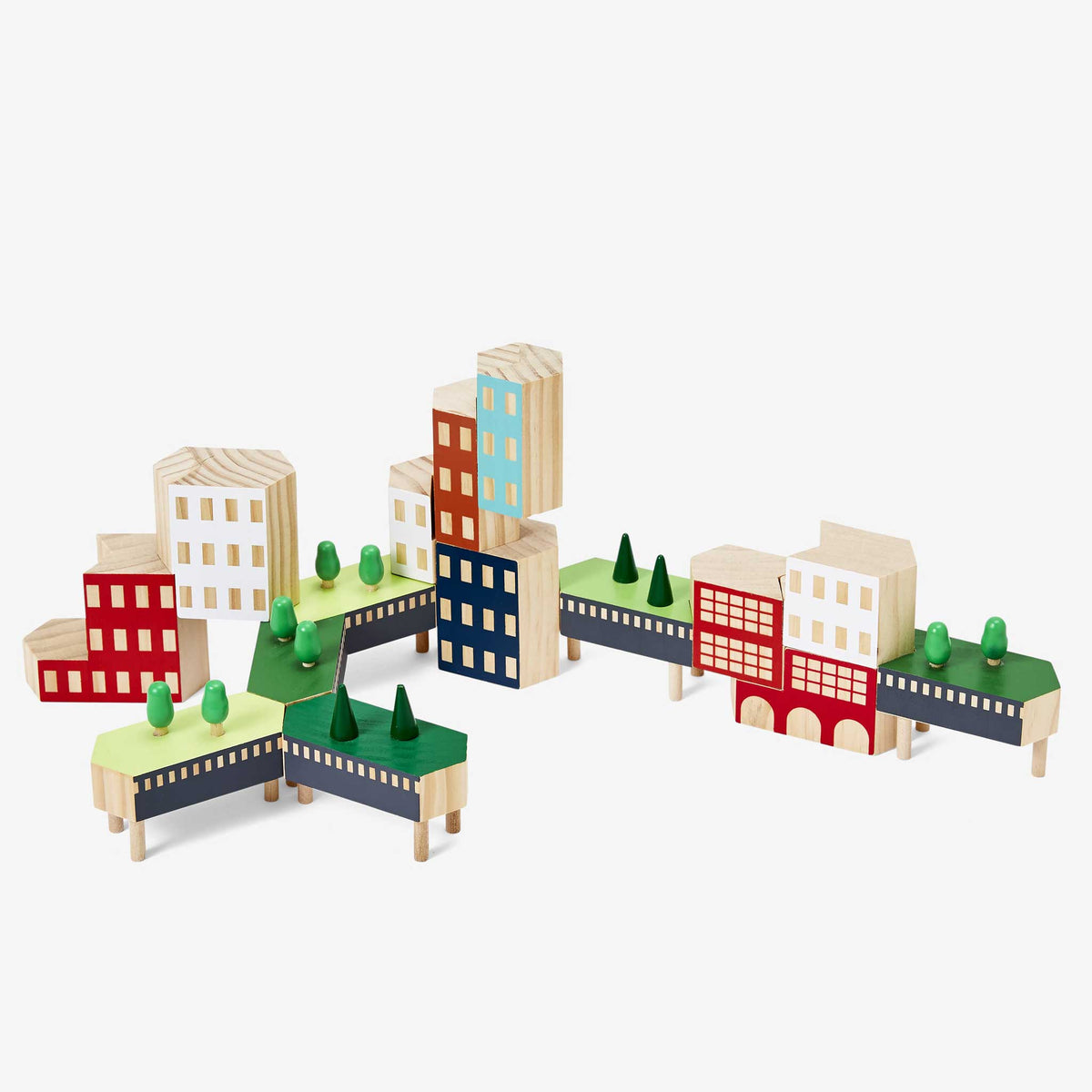 BLOCKITECTURE® New York City | GREENWAY | Holz Architektur BAUSTEINE