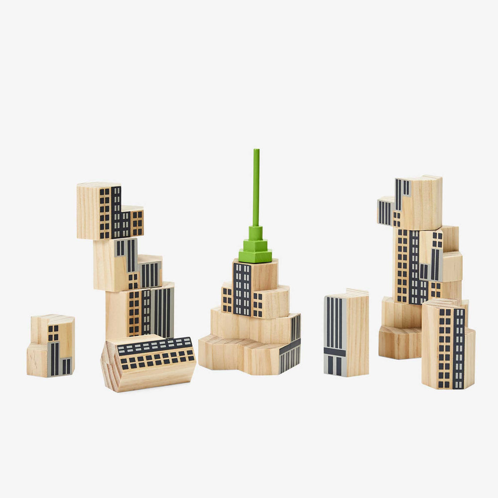 BLOCKITECTURE® New York City | SKYSCRAPER | Holz Architektur BAUSTEINE