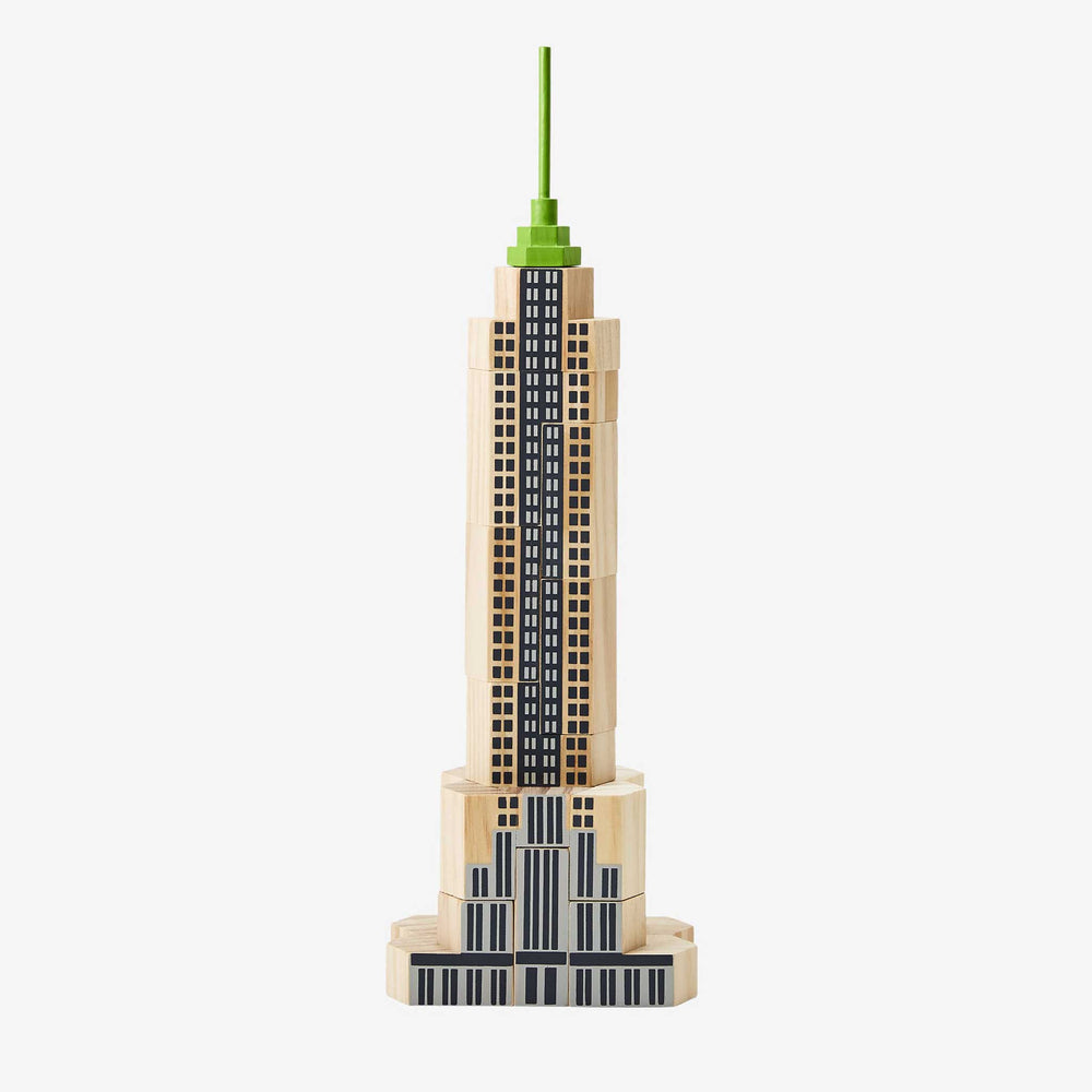 BLOCKITECTURE® New York City | SKYSCRAPER | Wooden ARCHITECTURE BLOCKS