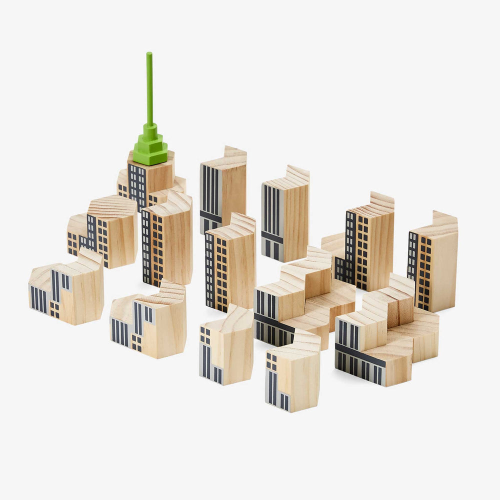 BLOCKITECTURE® New York City | SKYSCRAPER | Wooden ARCHITECTURE BLOCKS