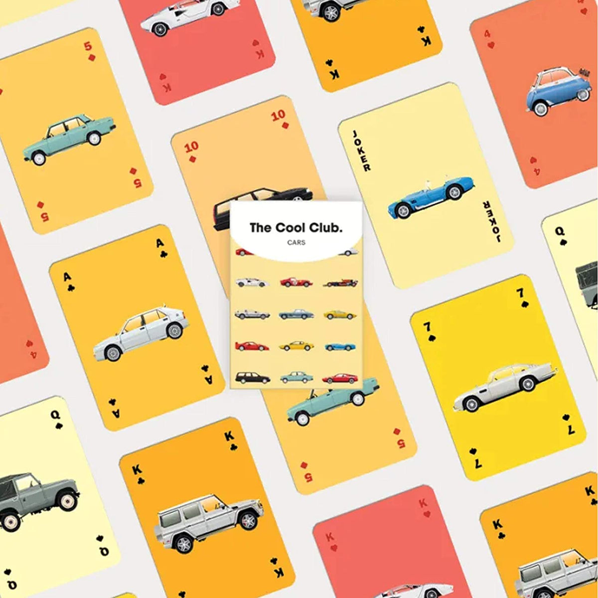 CARS | PLAYING CARDS | 54 cards | The Cool Club