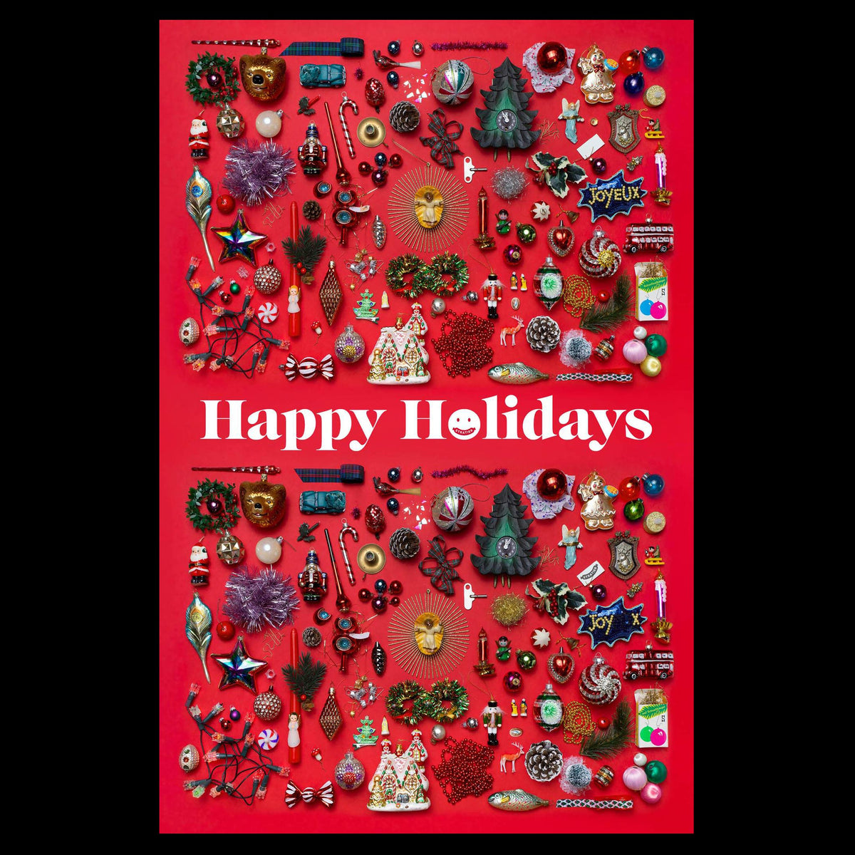 HAPPY HOLIDAYS | 100 DIFFERENCES| XL Game POSTER | 65x100cm | Stratier