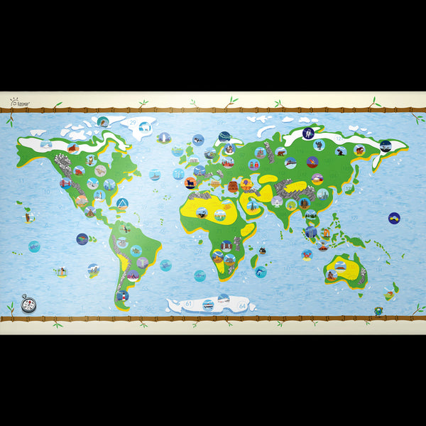 Kids Map - Interactive Kids-WorldMap by Awesome Maps
