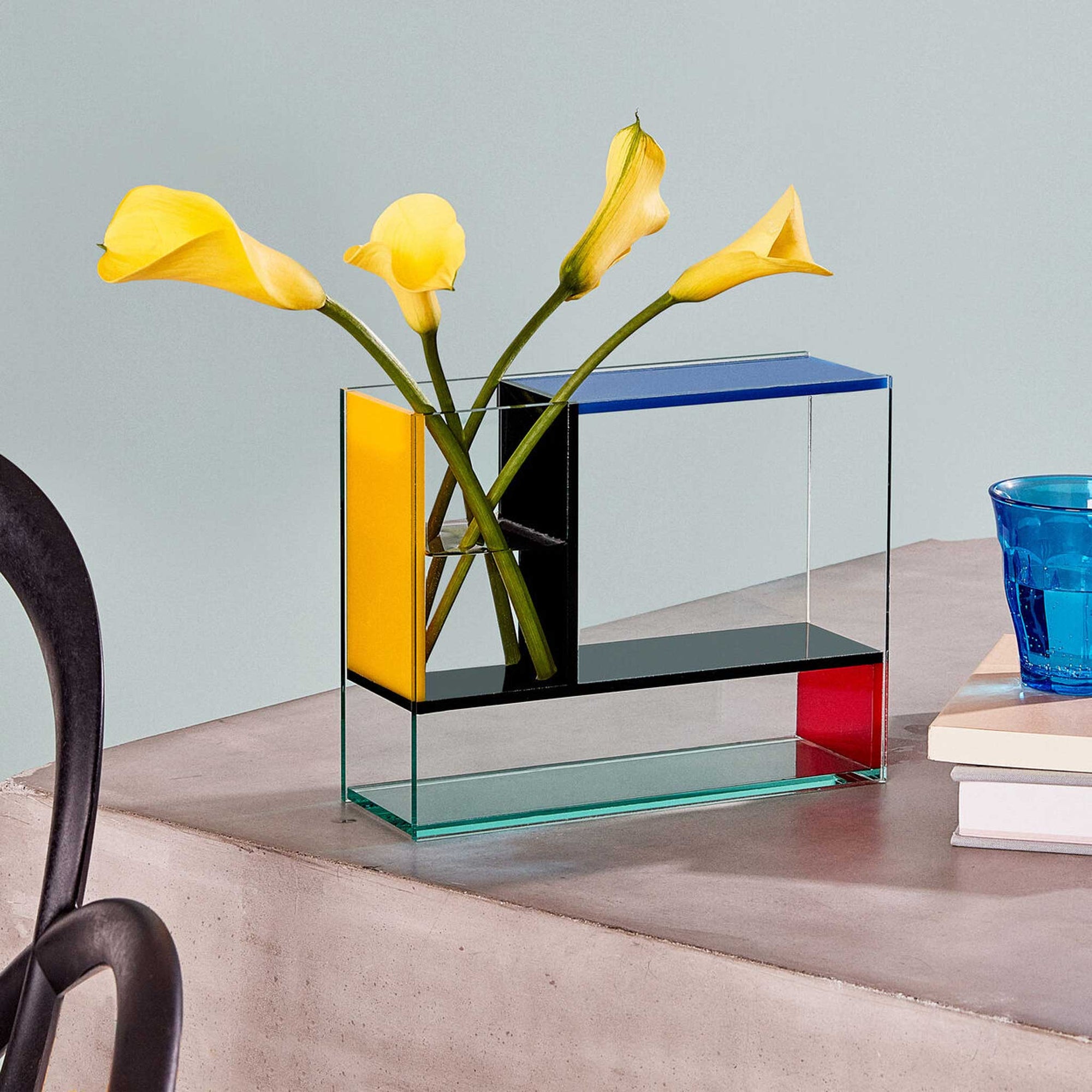MONDRI VASE Classic | VASE | Piet Mondrian | 24x19x8,5 cm | MoMA
