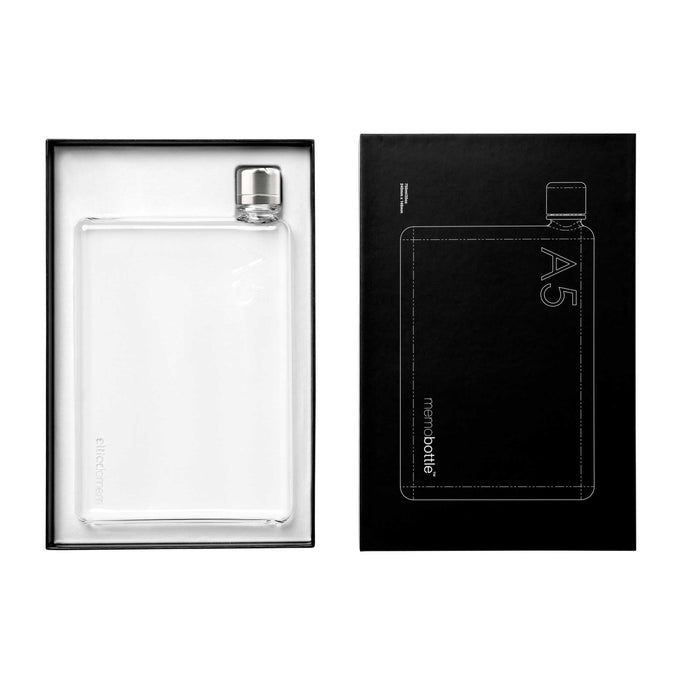 A5 memobottle | slimline reusable WATER BOTTLE | 750ml